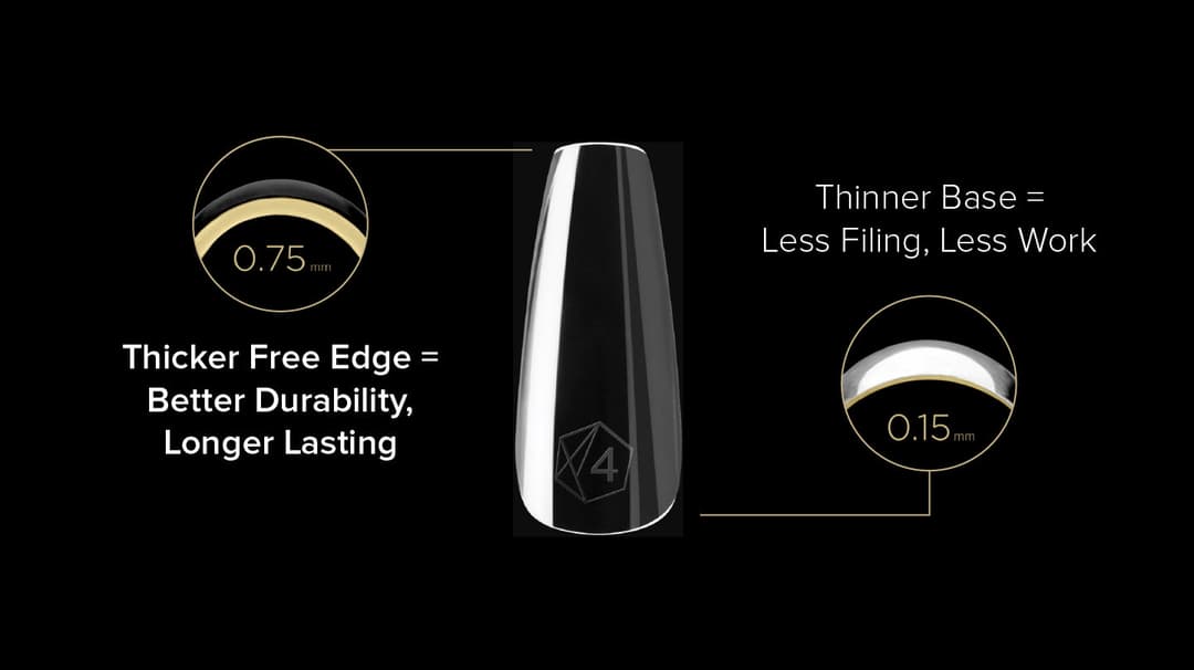 Gel-X® Natural Almond Extra Short Box of Tips - Pro (600pcs)